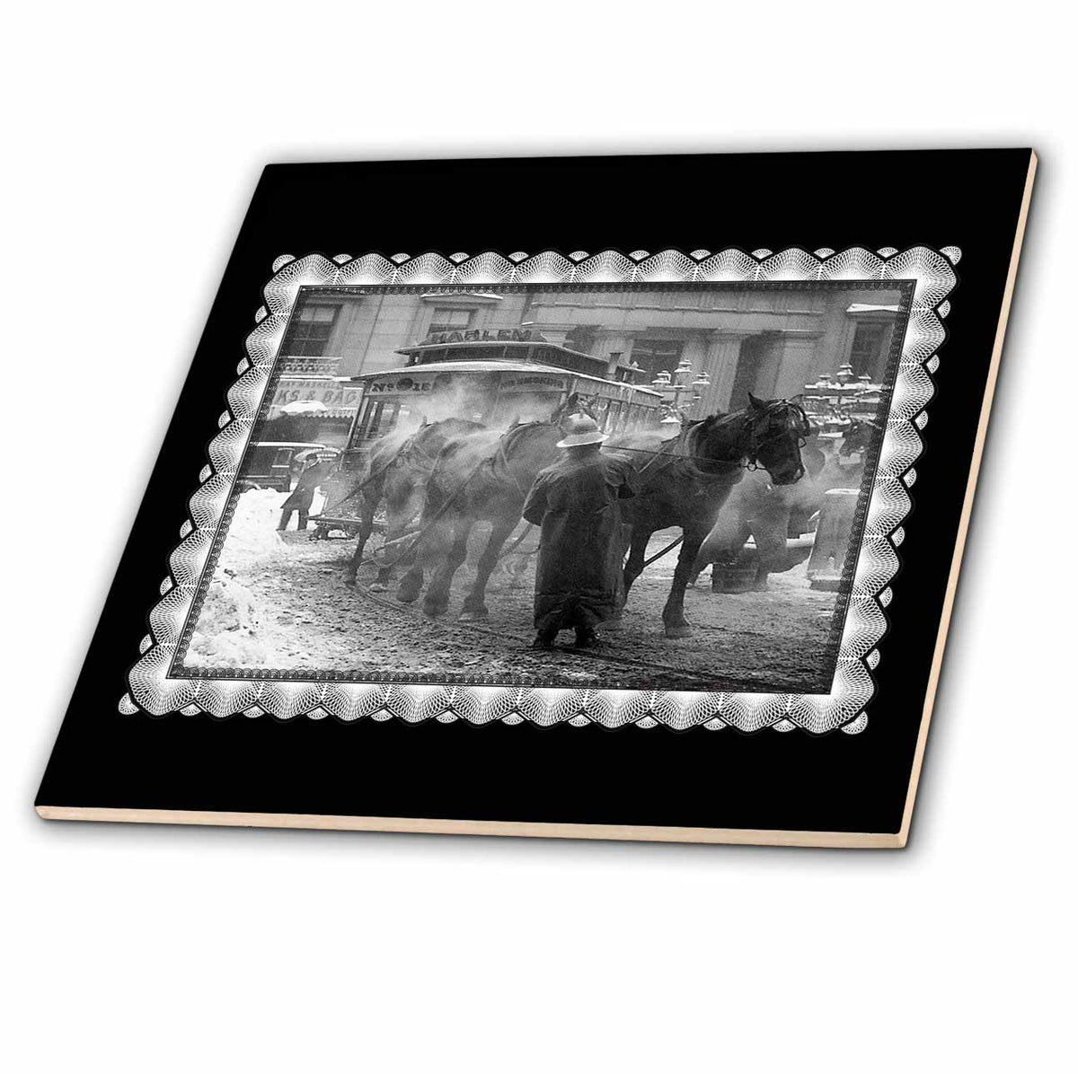 The Terminal New York City taken by Alfred Stieglitz Horses pulling a ...